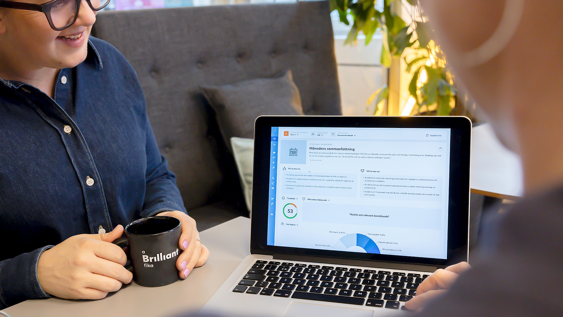 Kundservice — Plattform för Mätning & Uppföljning | Brilliant